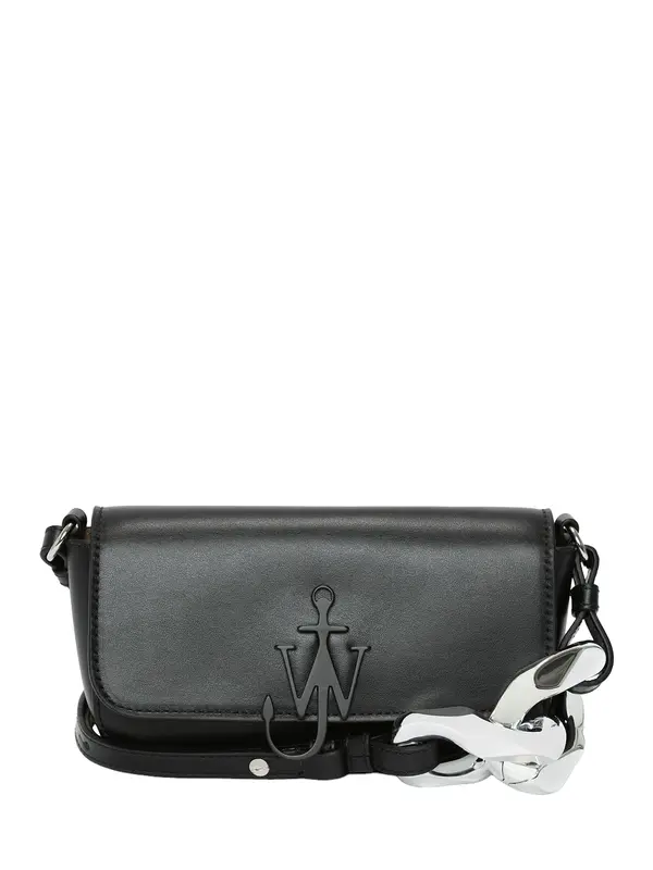 JW Anderson Logo-plaque Shoulder Bag - Black