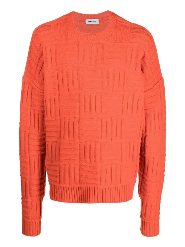 AMBUSH Monogram Knitted Jumper - Orange