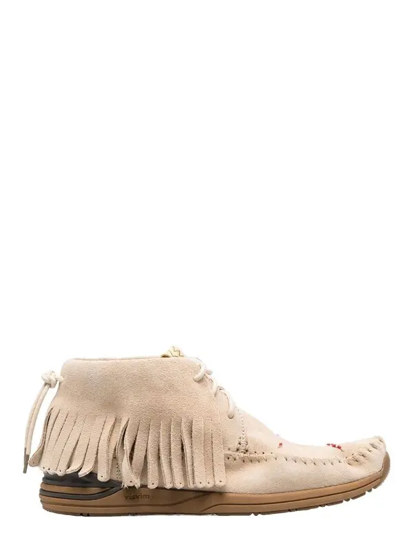 Visvim Fbt Shaman Folk Boots - Neutrals
