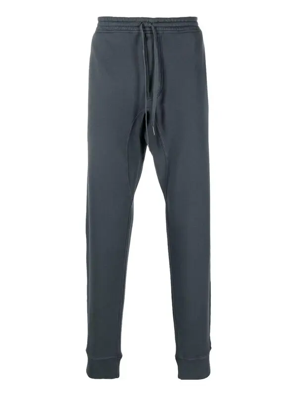 TOM FORD Drawstring Cotton Track Pants - Grey