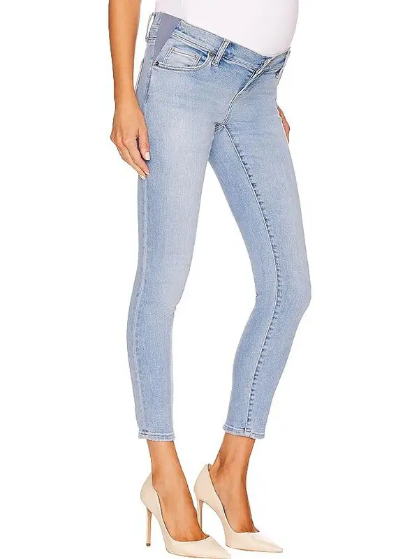 Hatch Slim Maternity Jeans - Light Wash