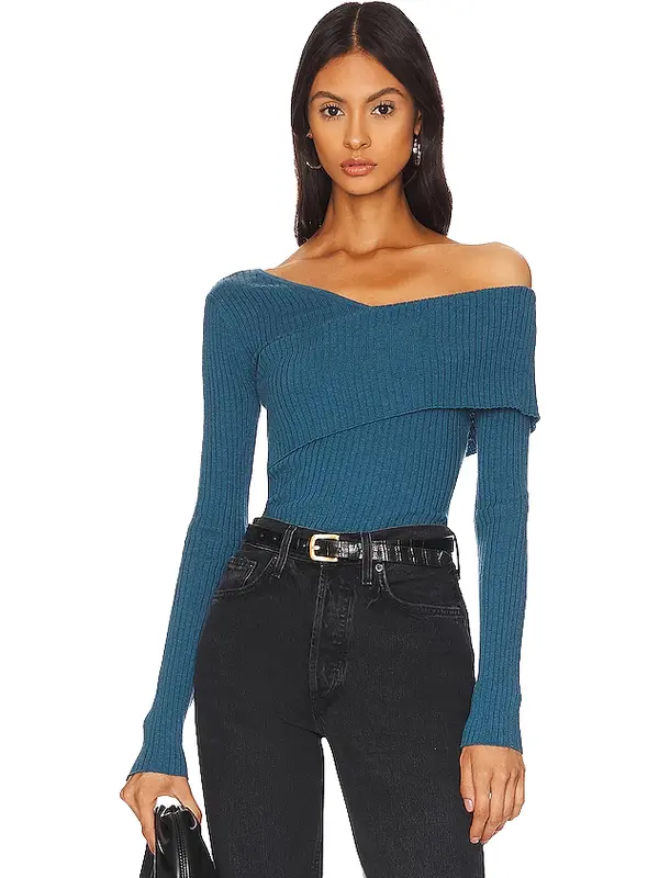 LOVERS AND FRIENDS Booker Sweater - Dark Teal