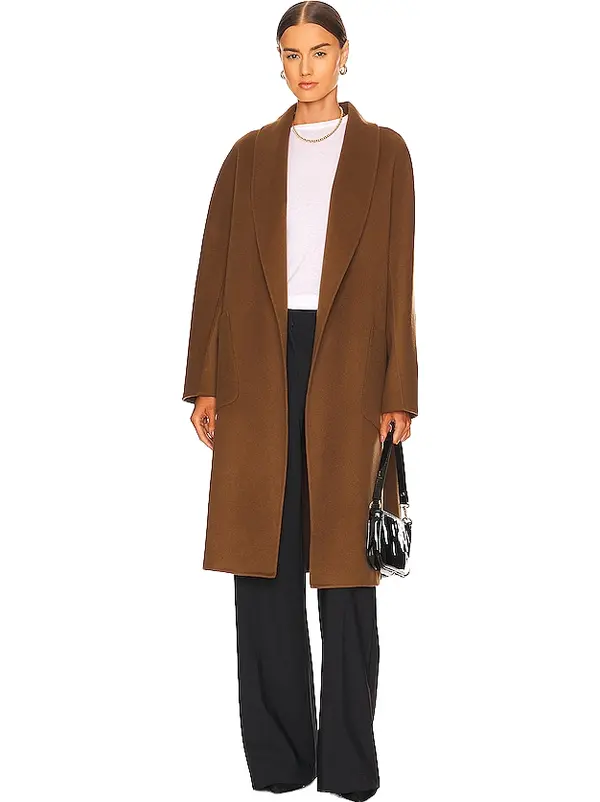 LAMARQUE Thara Coat - Milk Chocolate