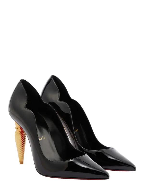 CHRISTIAN LOUBOUTIN Lipchick Leather Pumps - Black