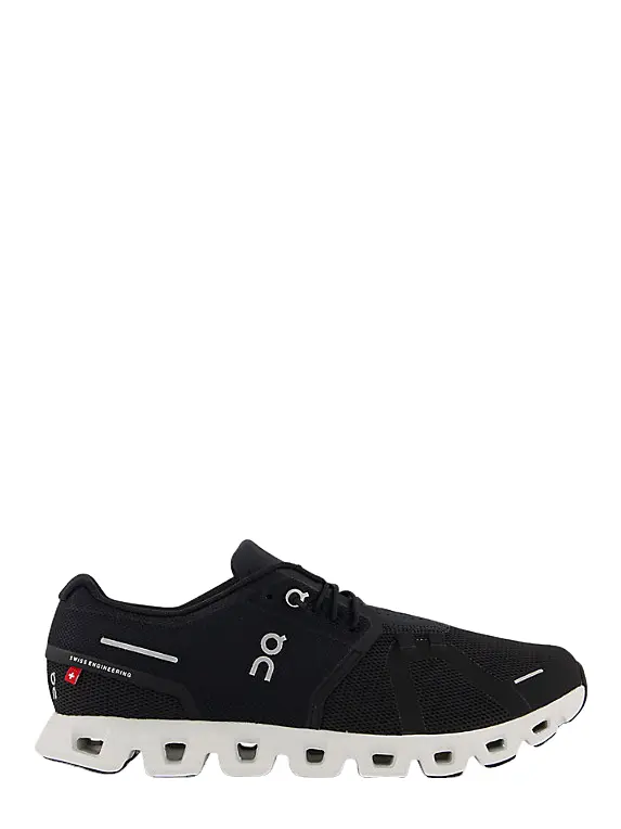 On Cloud Mesh Low-top Trainers - Black White
