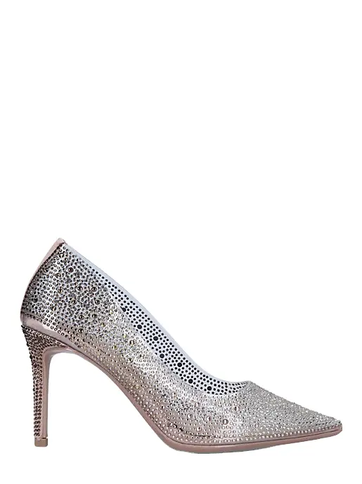Carvela Lovebird Crystal-embellished Courts - Blush