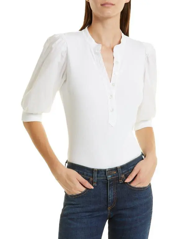 Veronica Beard Coralee Blouse - White