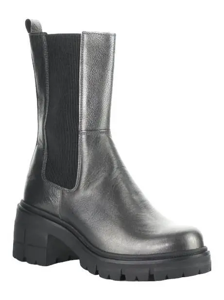 BOS. & CO. Bruna Waterproof Chelsea Boot - Steel/black