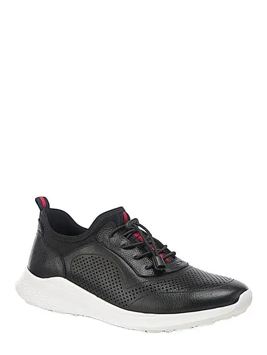 SPRING STEP SHOES Kris Leather Sneaker - Black
