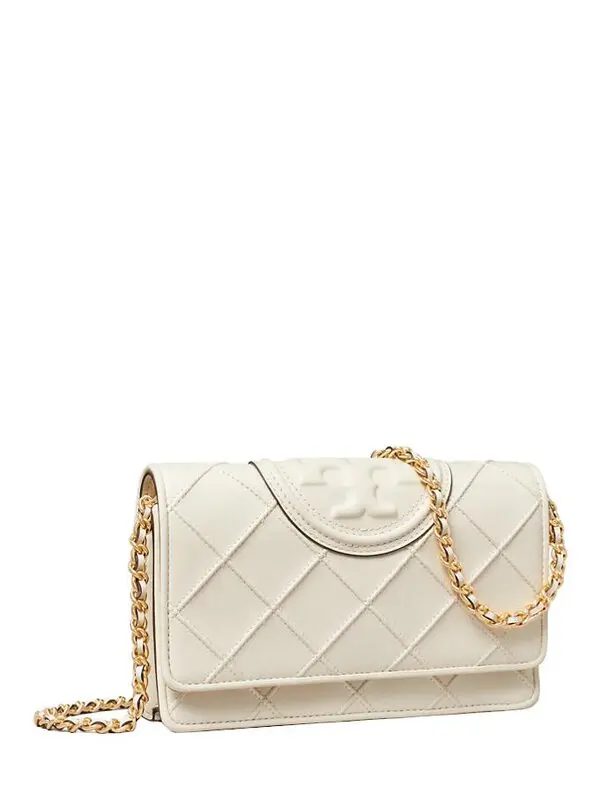 Tory Burch Fleming Soft Crossbody - Light Cream