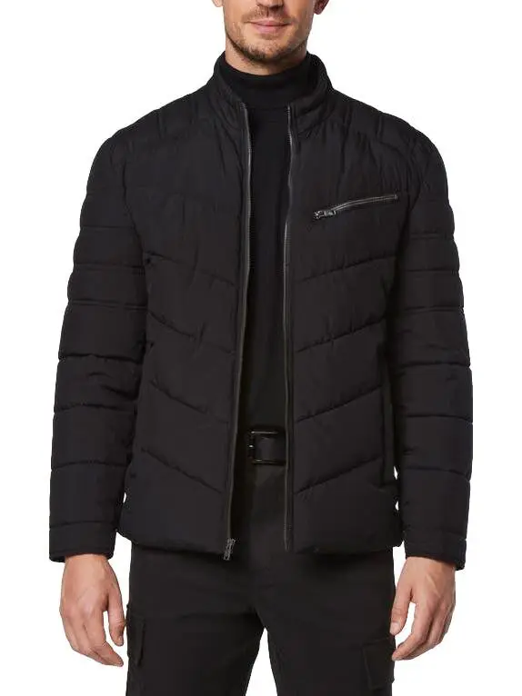 Andrew Marc Winslow Quilted Jacket - Black