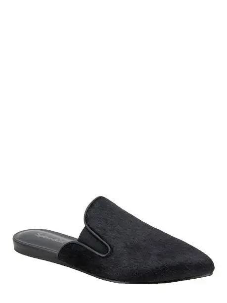 Splendid Liza Pointed Toe Mule - Black Cow