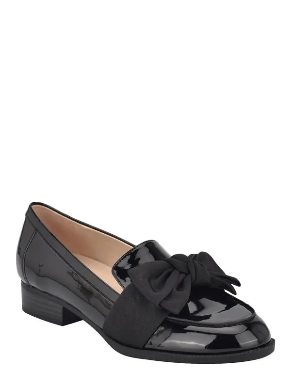 Bandolino Bow Loafer - Black Patent Mill
