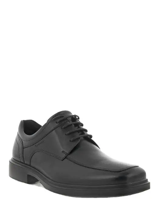 Ecco Leather Moc Toe Derby - Black