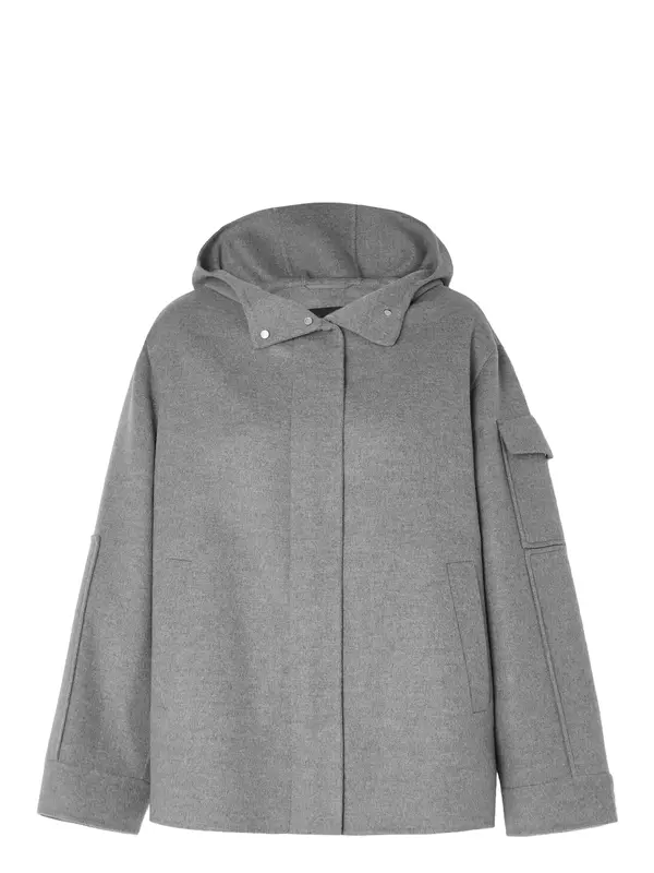 Loro Piana Cashmere Hooded Jacket - Gray