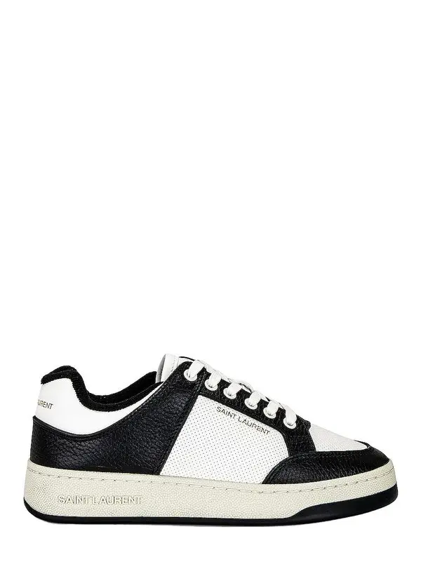 Saint Laurent Sl61 Sneakers - Coffee White & Nero