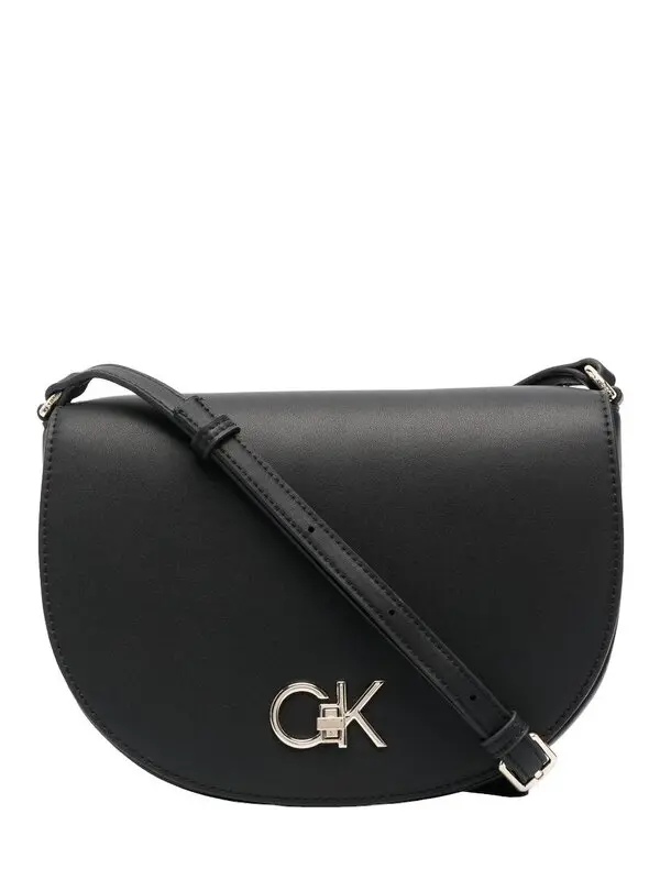 Calvin Klein Logo-plaque Crossbody Bag - Black