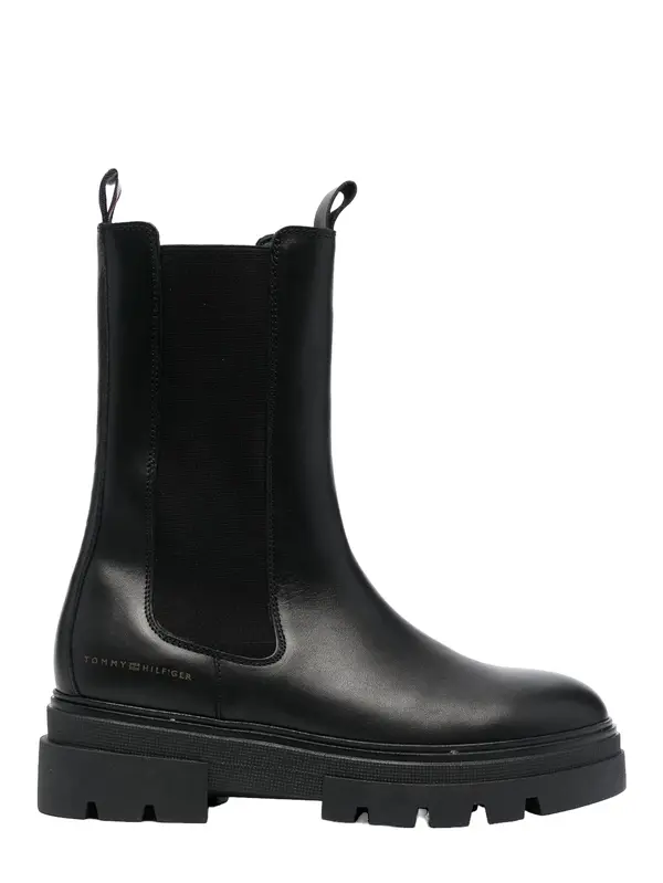 Tommy Hilfiger Chunky Chelsea Boots - Black