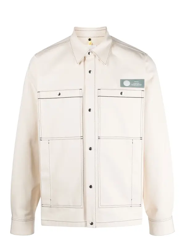 OAMC Patch Pocket Shirt Jacket - Neutrals