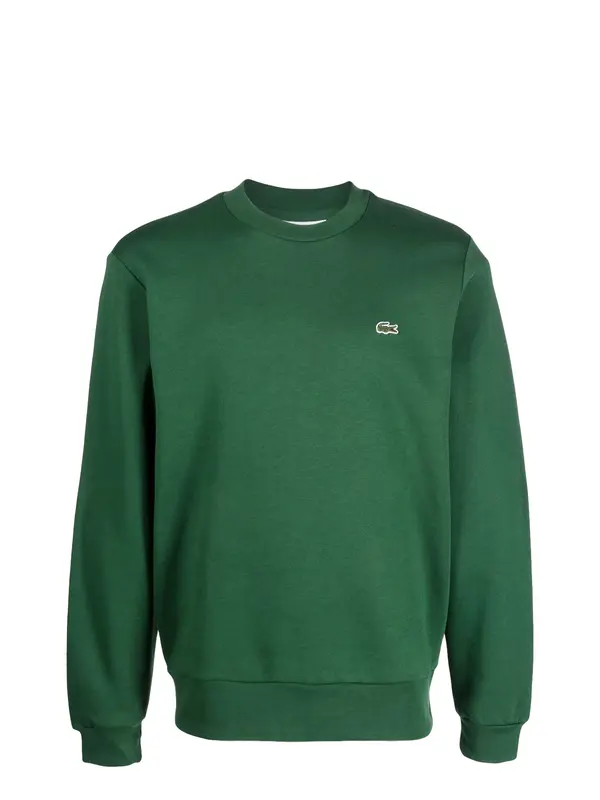 Lacoste Logo-appliqué Sweatshirt - Green