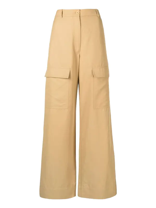 Stella McCartney Wide-leg Trousers - Neutrals