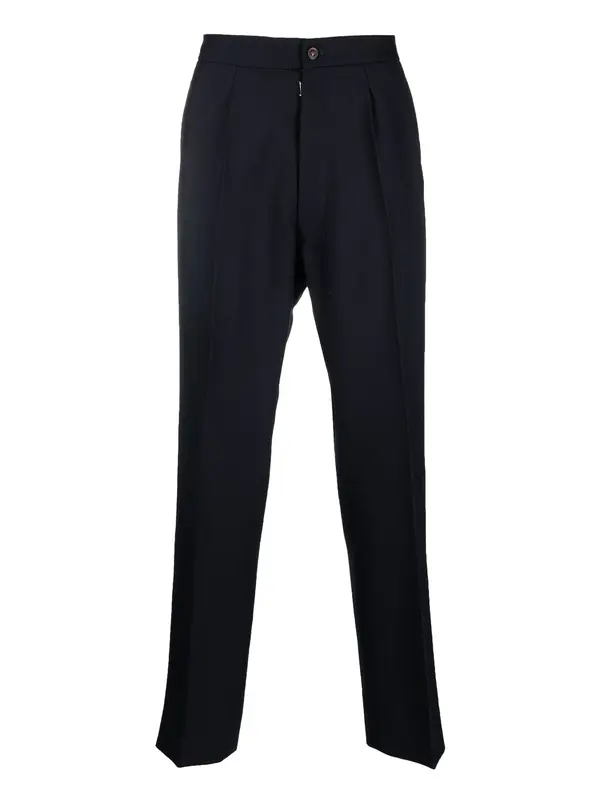 MAISON MARGIELA Tailored Wool Trousers - Blue