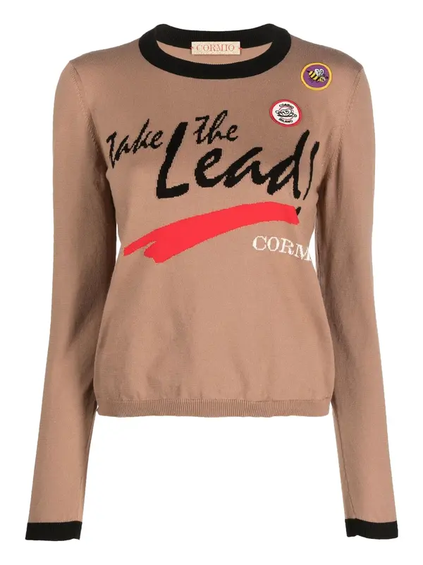 CORMIO Take The Lead Knitted Jumper - Neutrals