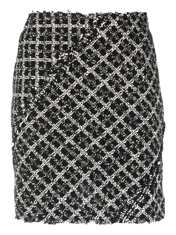 Rodebjer Knitted Texture Skirt - Black