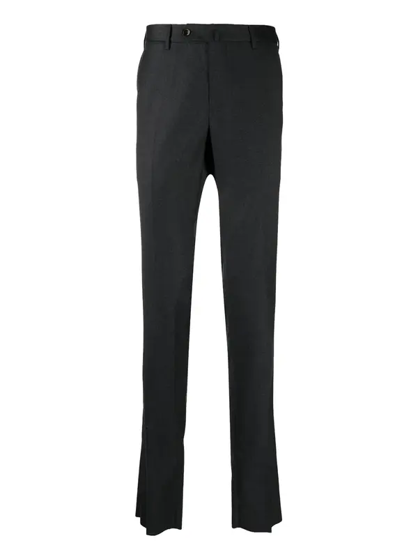 PT TORINO Slim-cut Tailored Trousers - Grey