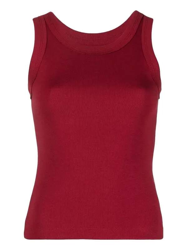 STYLAND Organic Cotton Vest Top - Red