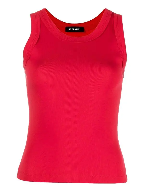 STYLAND Slim-cut Tank Top - Red