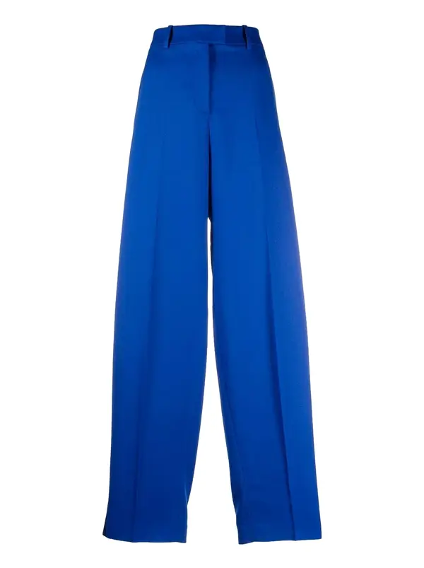 Attico Wide-leg Trousers - Blue