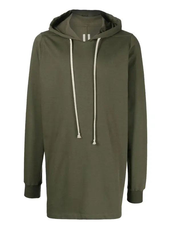 Rick Owens Long-length Hoodie - Green