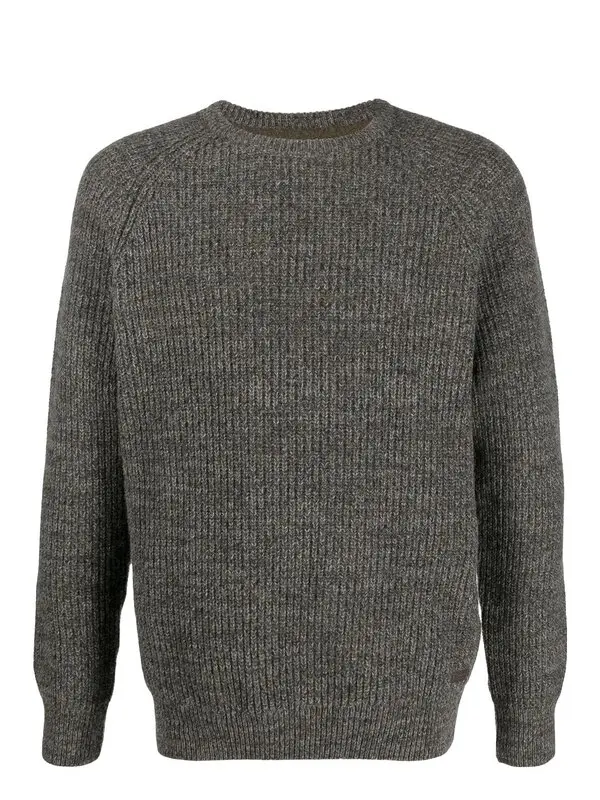 Barbour Ribbed-knit Long-sleeve Jumper - Green