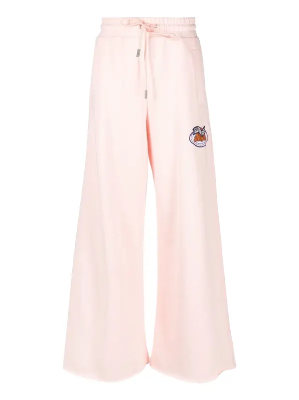 Opening Ceremony Brioches Cotton-jersey Track Pants - Pink