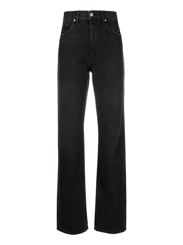 Ulla Johnson Agnes High-waisted Jeans - Black