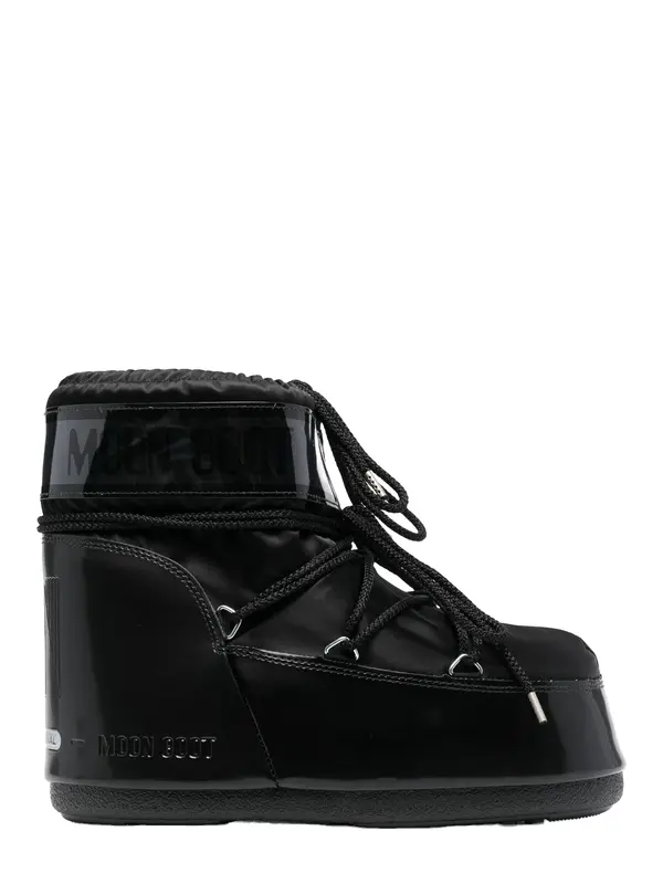 Moon Boot Chunky Lace-up Boots - Black