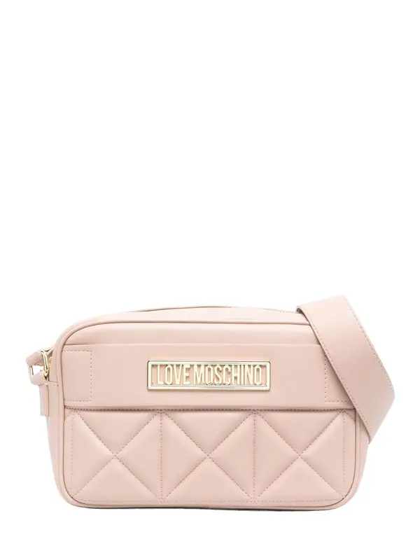Moschino Quilted Cross-body Bag - Neutrals