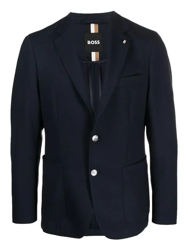 BOSS Single-breasted Blazer - Blue