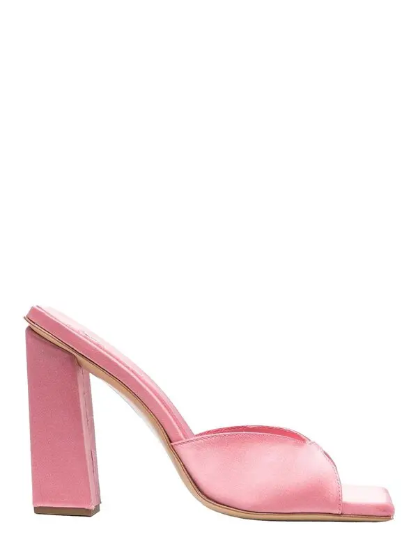 GIABORGHINI Rosie 14 Satin Sandals - Pink