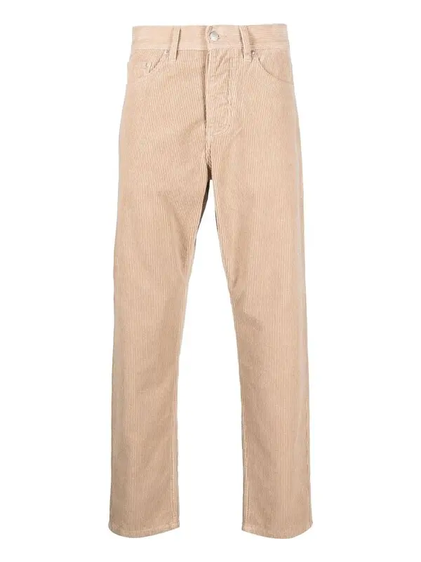 Carhartt Work In Progress Corduroy Straight-leg Trousers - Neutrals