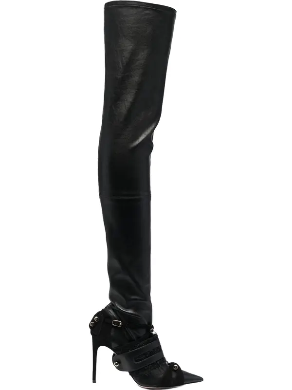 HARDOT Thigh-high Boots - Black