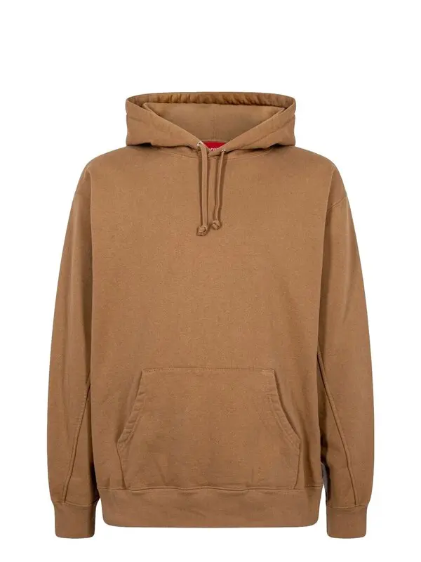 Supreme Cropped Paneled Hoodie - Brown