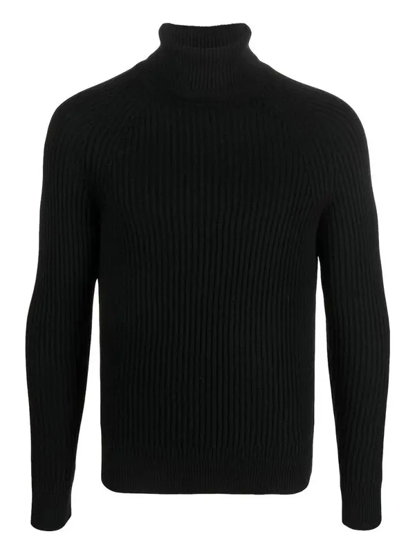 ZANONE Ribbed-knit Jumper - Black