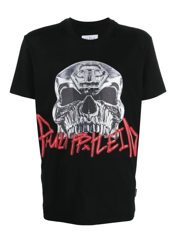 Philipp Plein Skull-print Short-sleeve T-shirt - Black