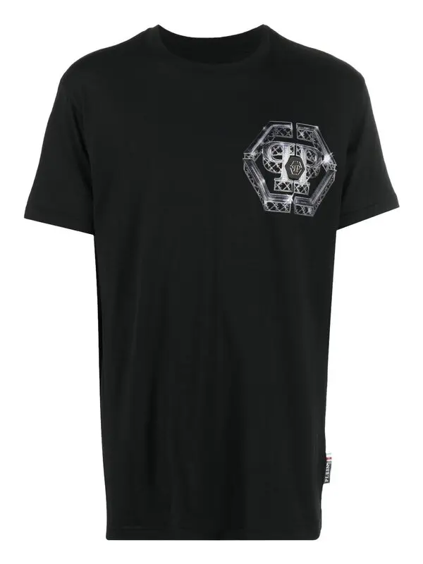 Philipp Plein Logo-print Short-sleeved T-shirt - Black