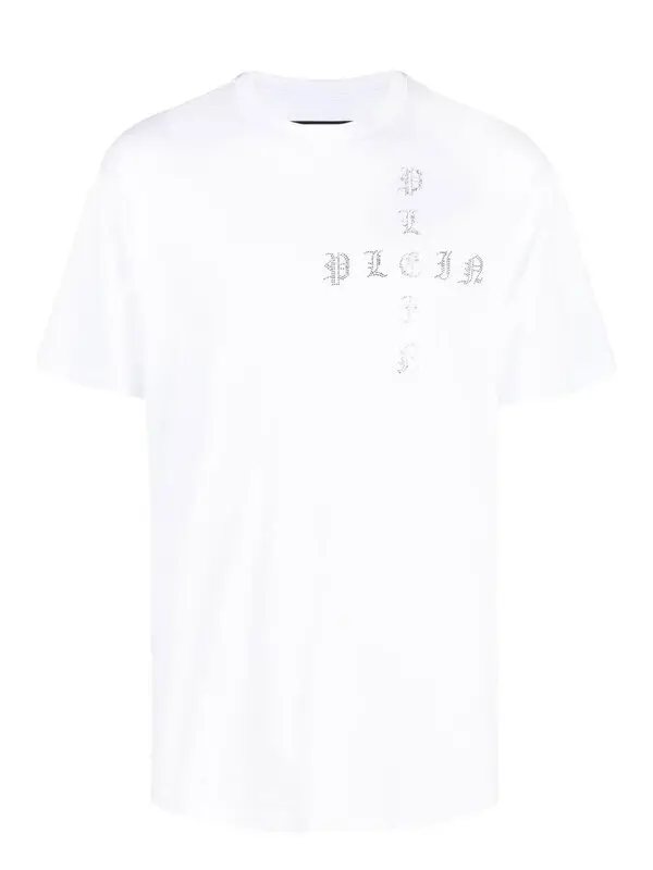 Philipp Plein Gothic Plein Short-sleeve T-shirt - White