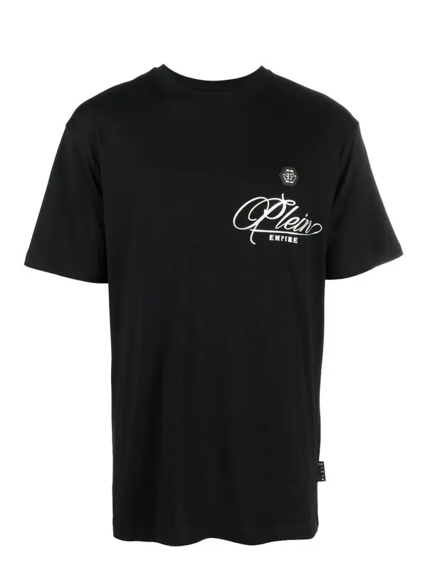 Philipp Plein Logo-print Short-sleeved T-shirt - Black