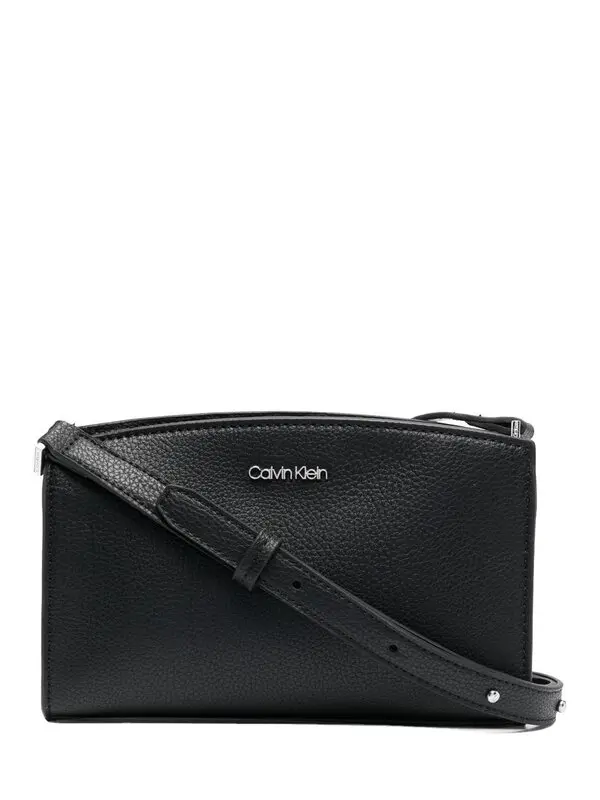 Calvin Klein Logo-plaque Cross Body Bag - Black