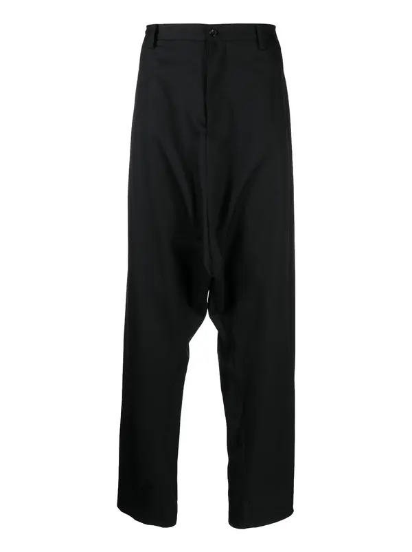SULVAM Drop-crotch Trousers - Black